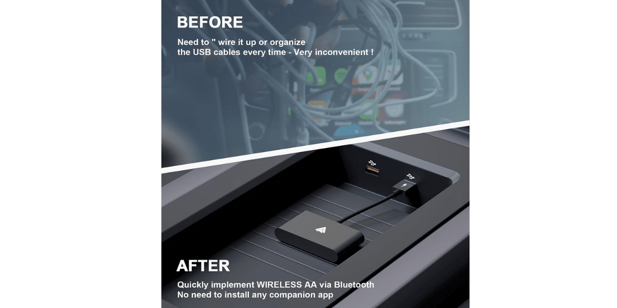 Android Auto Wireless Adapter Akcord A2A Dongle, fit for Cars and ...