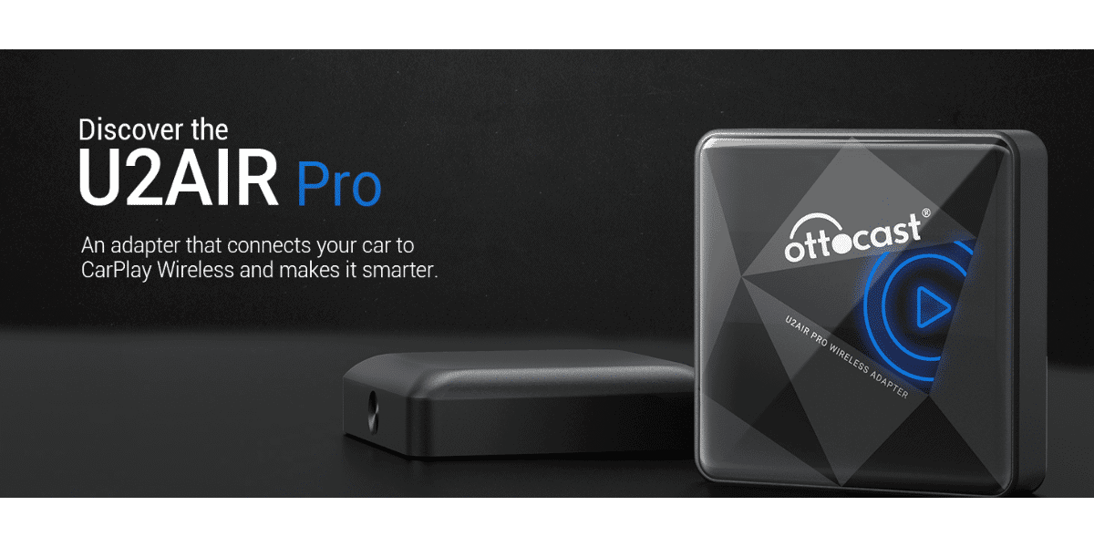 OTTOCAST U2 Air Pro Plug n Play Fast Boot Car-Play Wireless Adapter - Wired to Wireless Apple ...