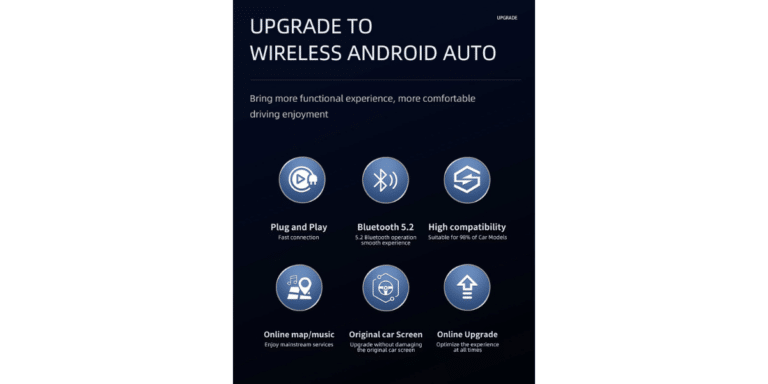 2023 CarlinKit A2A Android Auto Wireless Adapter for OEM Wired Android ...