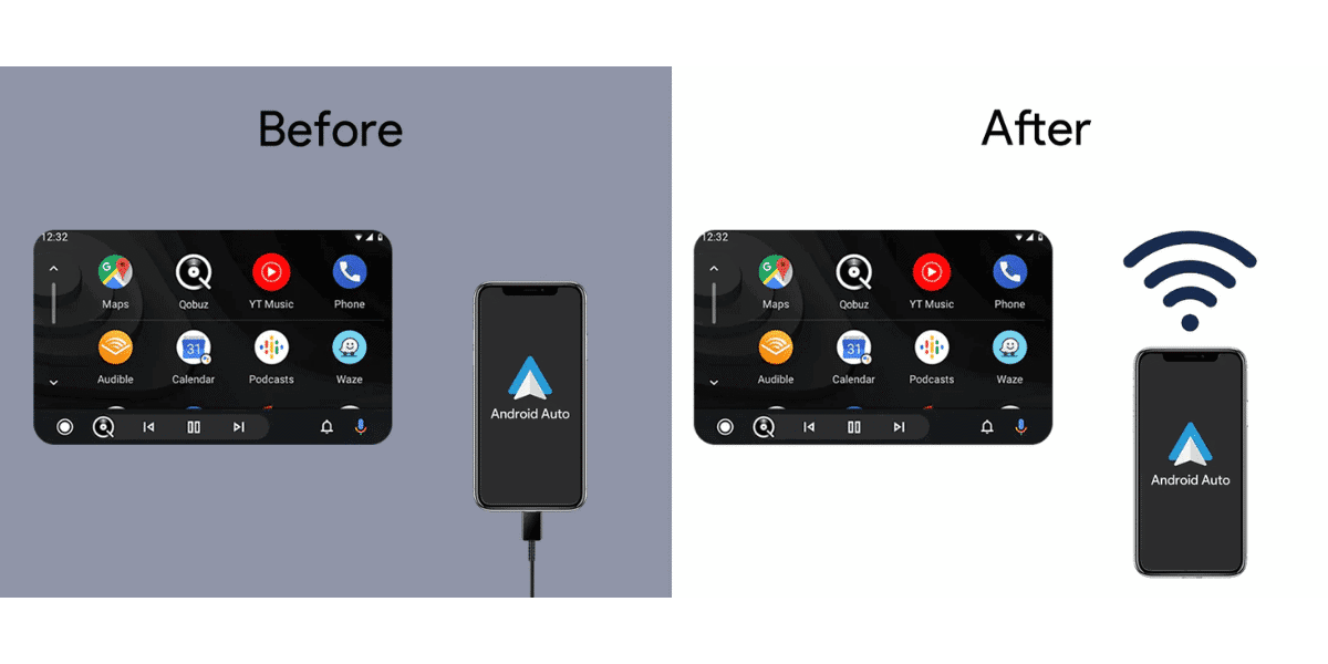 2023 CarlinKit A2A Android Auto Wireless Adapter for OEM Wired Android ...