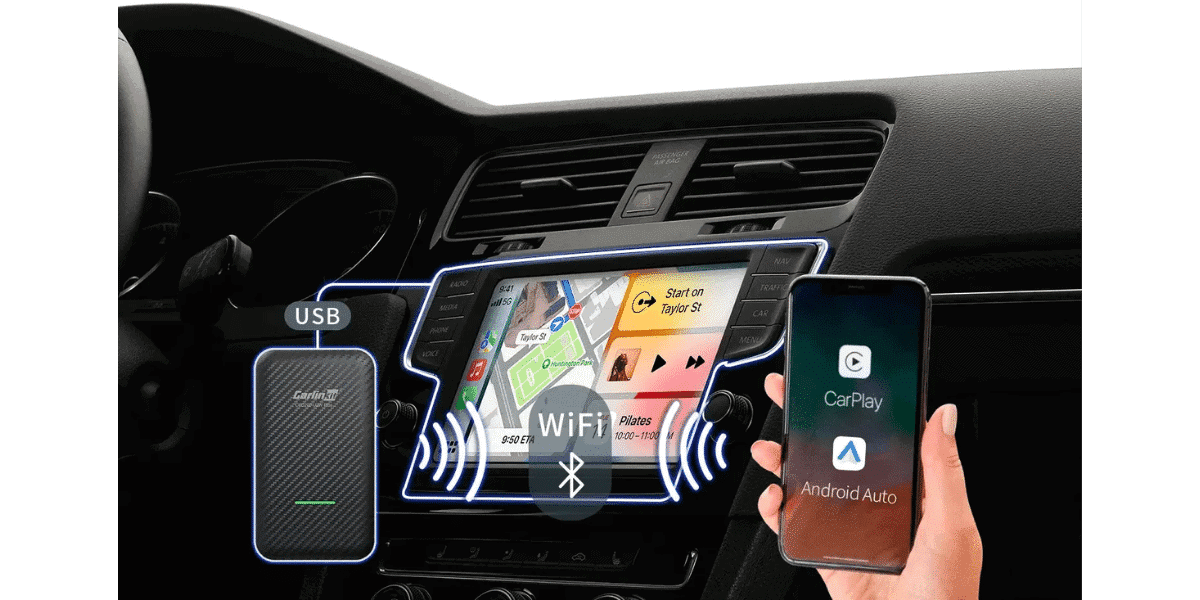 With the Lambo Wireless Carplay Adapter, you can now enjoy the ...