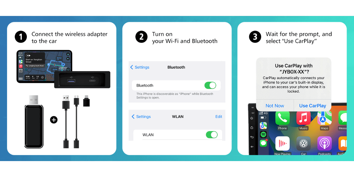 TUMXIUSU Wireless Apple Carplay Adapter: Online Update Carplay Wireless ... TUMXIUSU Wireless Apple Carplay Adapter: Online Update Carplay Wireless ...