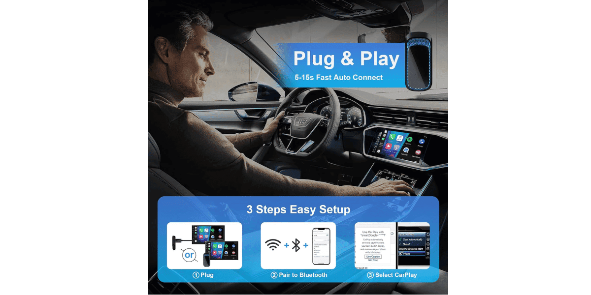 Carplay Wireless Adapter for Apple - New Upgrade Carplay RGB Box Magic ...