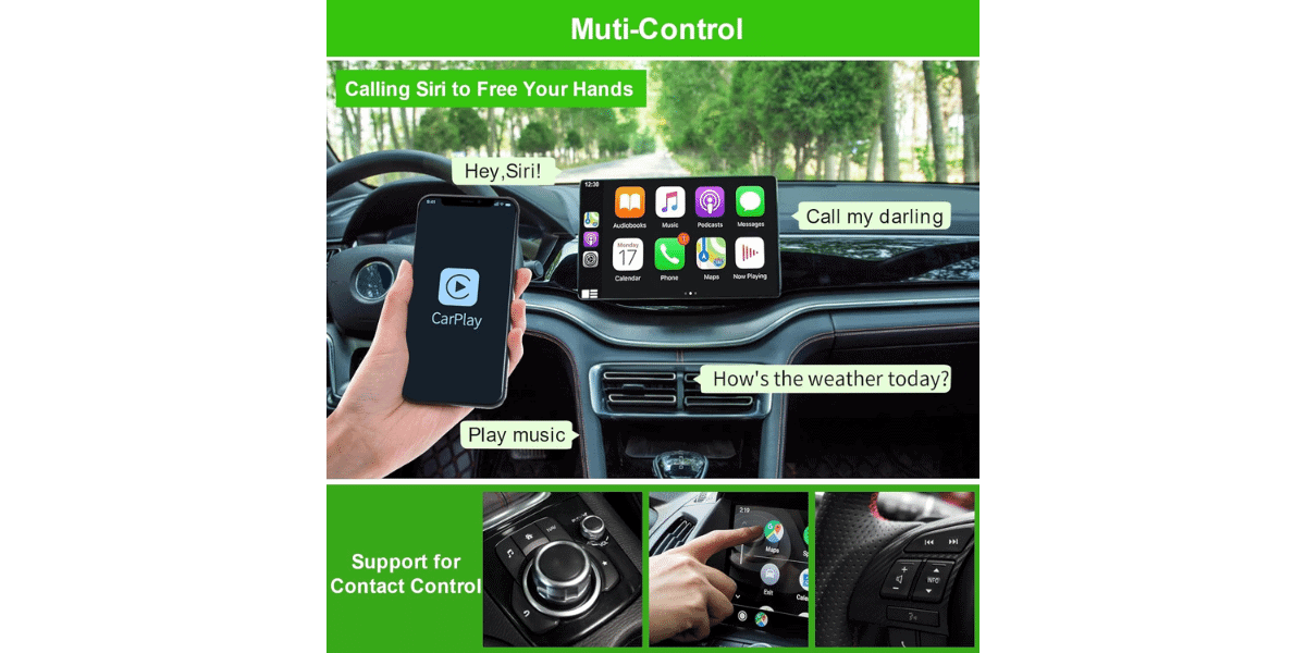 Qoosea Wireless CarPlay Adapter for iPhone Fast & Stable Convert Wired ...