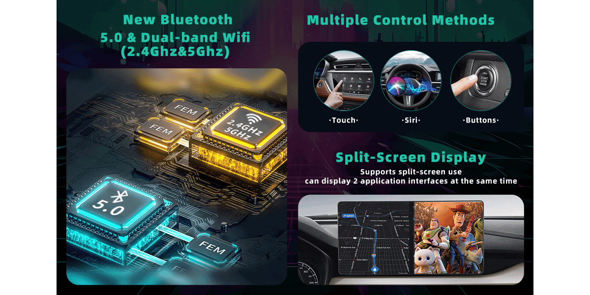 OneCarStereo Ai Box Lite with Wireless CarPlay and Android Auto ...
